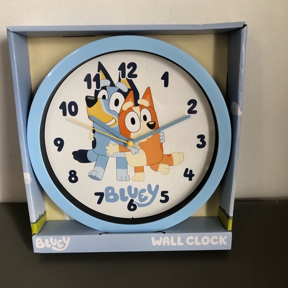 Disney | Wall Decor | Disney Bingo And Bluey Analog Wall Clock Nwt ...
